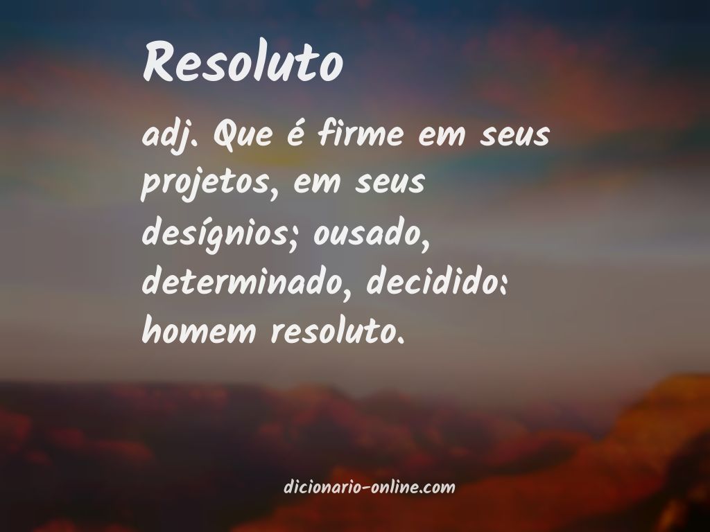 Resoluto