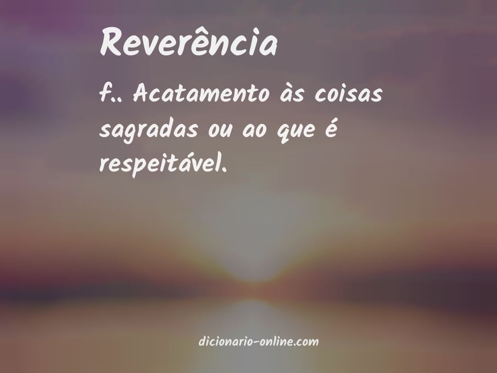 Reverência